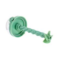 China Green AS Lid 500ml Plastic Drink Bottle With Straw for sale