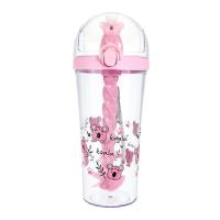 China Mtutu 220g 500ml Straw Lid Water Bottle For Kids for sale