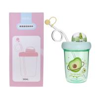 China Mtutu Food Grade PP PC Plastic Straw Water Bottle for sale