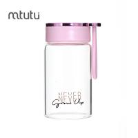 China OEM ODM Personalized Glass Water Bottle With Carry Handle for sale
