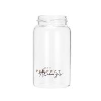 China Silicon Sealing Unbreakable 280ml Clear Glass Water Bottle for sale