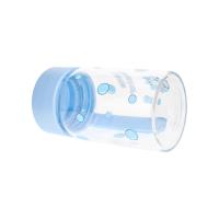 China 170g Glass Drinking Water Bottles , 250ml High Borosilicate Water Bottle for sale