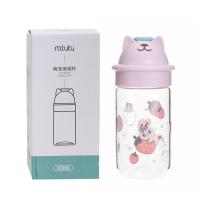 China Cute Creative Rope 155g Stylish Glass Water Bottles for sale