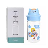 China 280ml Kids Creative Rope Personalized Glass Water Bottle for sale
