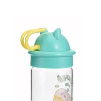 China 280ml Classy High Borosilicate Origins Glass Water Bottle for sale