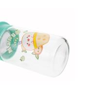 China 280ml Classy High Borosilicate Origins Glass Water Bottle for sale