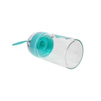 China Easy Cleaning Transparent 180g Pretty Glass Water Bottle for sale