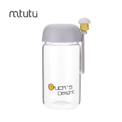 China Silicon Handle Round 0.28L 163g Kids School Bottle for sale