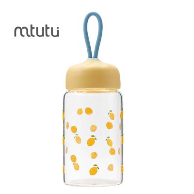 China Mtutu Brand 155g Personalized Glass Water Bottle for sale