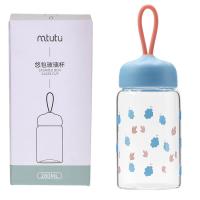 China Mtutu High Borosilicate Glass Bottles , 280ml Water Bottle Reusable for sale