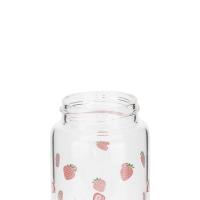 China Food Grade Material Eco Printing 280ml Personalized Glass Water Bottle for sale