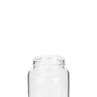 China Food Grade PP lid 155g Unbreakable Glass Water Bottle for sale