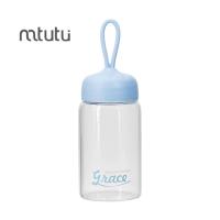 China Food Grade PP lid 155g Unbreakable Glass Water Bottle for sale