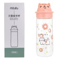 China 500ml 107g Reusable Plastic Water Bottle Cartoon For Kids for sale