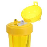 China Safe Material 0.42L PP PC Plastic Straw Water Bottle for sale
