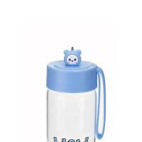 China Transparent 236g 380ml Personalised Glass Drink water Bottles for sale