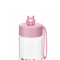China Kawaii 12.85oz capacity 236g Personalized Glass Water Bottles for sale