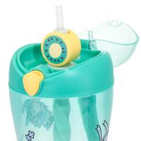 China PP AS ABS Stirring Water Bottle With Anti Dust Cover for sale