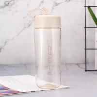 China Eco Friendly 400ml Pink plastic sports bottles Silica Gel Sealing Ring for sale