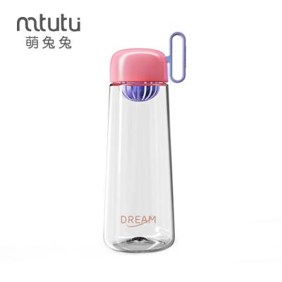 China 16.9oz Clear PC Material Sports Plastic Water Bottles for sale