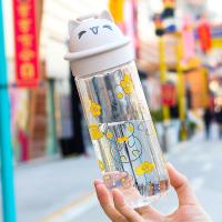 China 500ml 107g Plastic Cartoon Reusable Water Bottle Gifts For Kids for sale