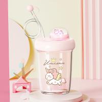 China Mtutu 0.39L Capacity Plastic Straw Water Bottle For Office for sale