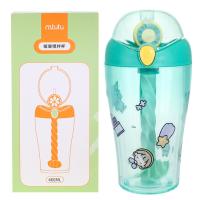 China 15.5oz 460ml Plastic Stirring Water Bottle With DIY Sticker for sale