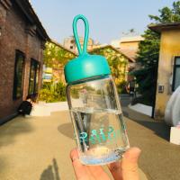 China Lightweight 155g 280ml Personalized Glass Water Bottle for sale