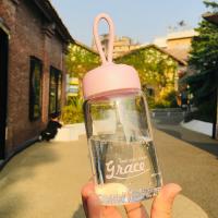 China Lightweight 155g 280ml Personalized Glass Water Bottle for sale