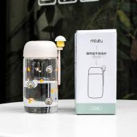 China Round Mouth 280ml Children'S School Glass Water Bottles for sale