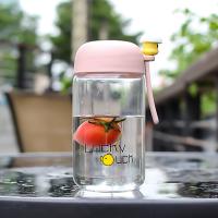 China 10oz High Borosilicate Glass Children'S School Water Bottles for sale