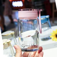 China Silicone Handle 165g 9.47oz Personalized Glass Water Bottle for sale