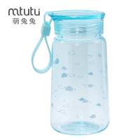 China Blue Transparent Food Grade PC Portable Water Bottles for sale