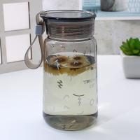 China Blue Transparent Food Grade PC Portable Water Bottles for sale