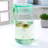China Blue Transparent Food Grade PC Portable Water Bottles for sale