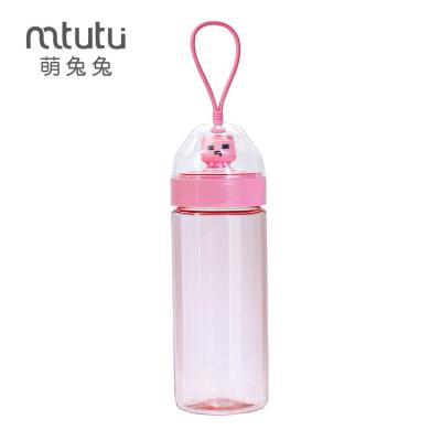 China 119g 400ml Small Kids Cartoon Reusable Water Bottle for sale