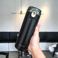 China Silicone Pad 400ml 14OZ Vacuum Insulated Water Bottle for sale