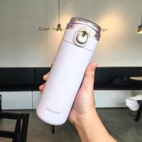 China Silicone Pad 400ml 14OZ Vacuum Insulated Water Bottle for sale
