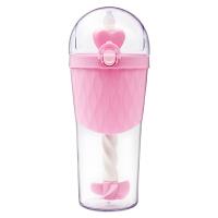 China Modern 500ml Stirring Water Bottle With Silica Gel Sleeve for sale