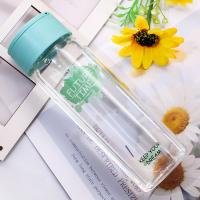 China Personalized Glass Water Bottle 350ml Capacity BPA Free Leak Proof for sale