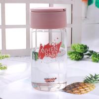 China Personalized Glass Water Bottle Reusable Bottle For Drinking for sale