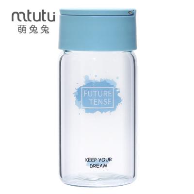 China Personalized Glass Water Bottle Reusable Bottle For Drinking for sale