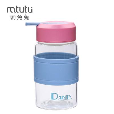China Simple Modern Fashion Personalized Glass Water Bottle For Home And Office for sale