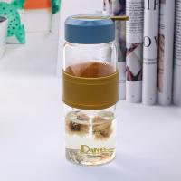 China Eco Friendly Personalized Glass Water Bottle With Silica Gel Sleeve for sale