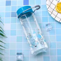 China Stylish Personalized Glass Water Bottle Leak Proof For Water Tea Drink for sale