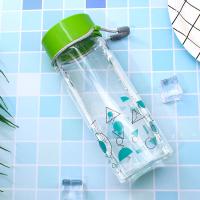 China Stylish Personalized Glass Water Bottle Leak Proof For Water Tea Drink for sale