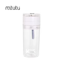 China Plastic Portable Water Bottles With Fan 400ml 14oz Capacity 220g for sale