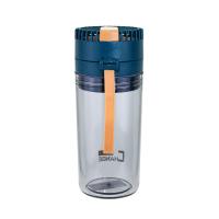 China Plastic Portable Water Bottles With Small Fan BPA Free Food Material for sale