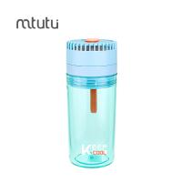 China Plastic Portable Water Bottles With A Small Fan For Home Office Outdoor for sale