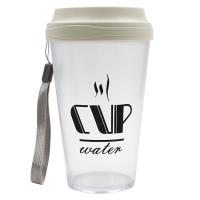 China Easy To Carry Eco - Friendly Plastic Portable Water Bottles 15OZ Capacity for sale